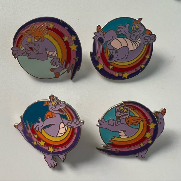 Disney | Other | Disney Pin Trading Figment Cast Lanyard Series ...